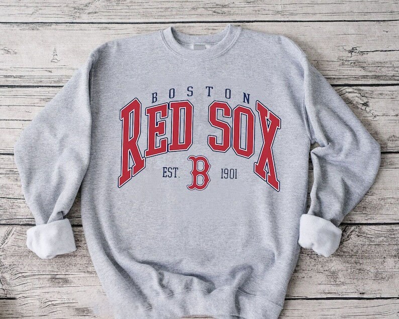 Vintage Boston Red Sox EST 1901 Sweatshirt/ T-shirt, Boston Red Sox ...