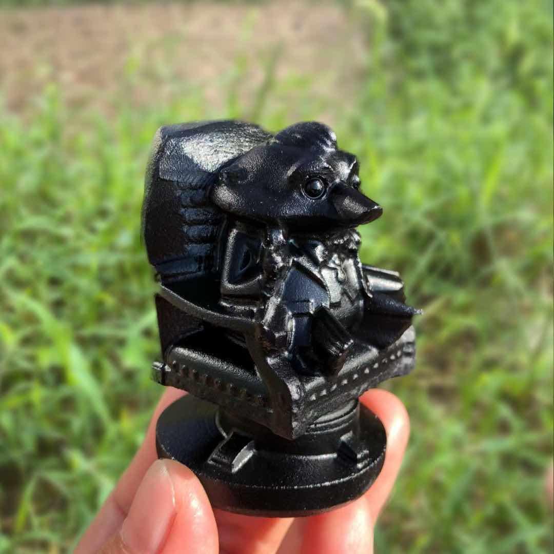 Hand Carved Obsidian Sloth Figurine | Cartoon Crystal Decor Gift - Etsy