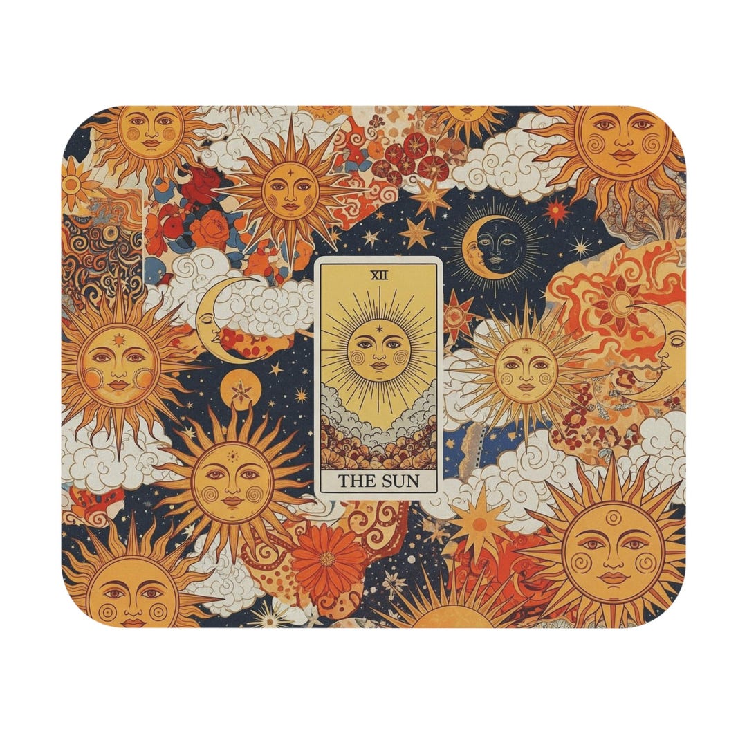 Celestial Sun Mouse Pad - Etsy