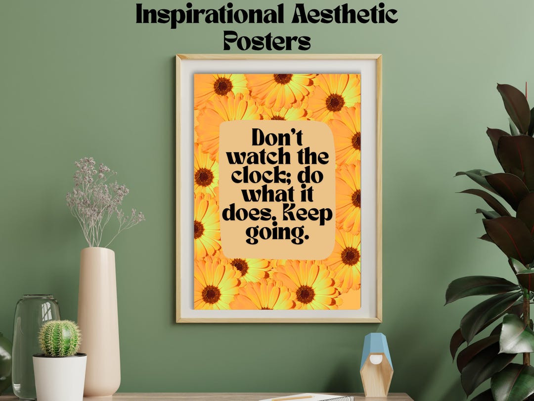 Inspirational Aesthetic Posters - Etsy