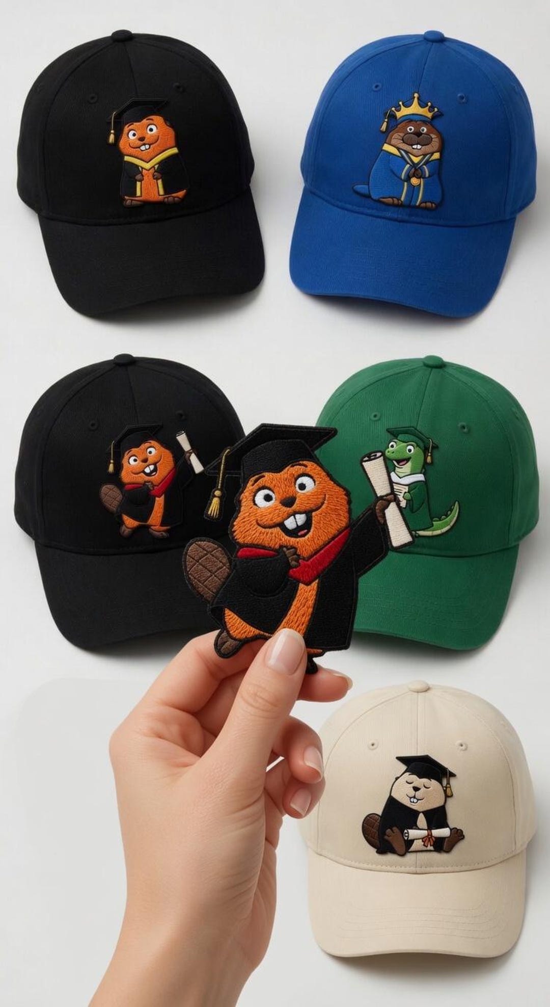 Hoppers Graduation Patch, Disney Hoppers 2026 Embroidery, Mabel Beaver ...