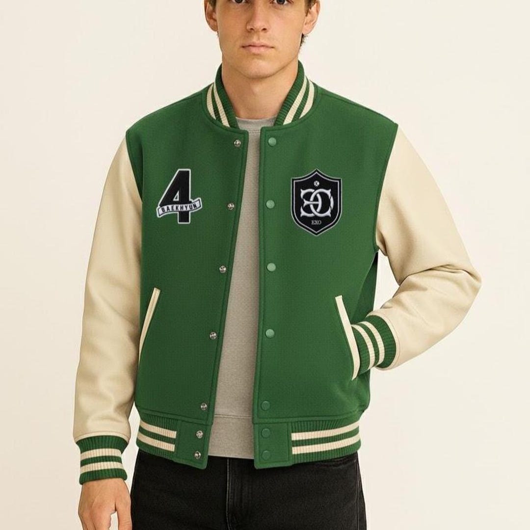 EXO Varsity Jacket, Gift for EXO-L Fans ESK1916.L.R-1924.L.R - Etsy