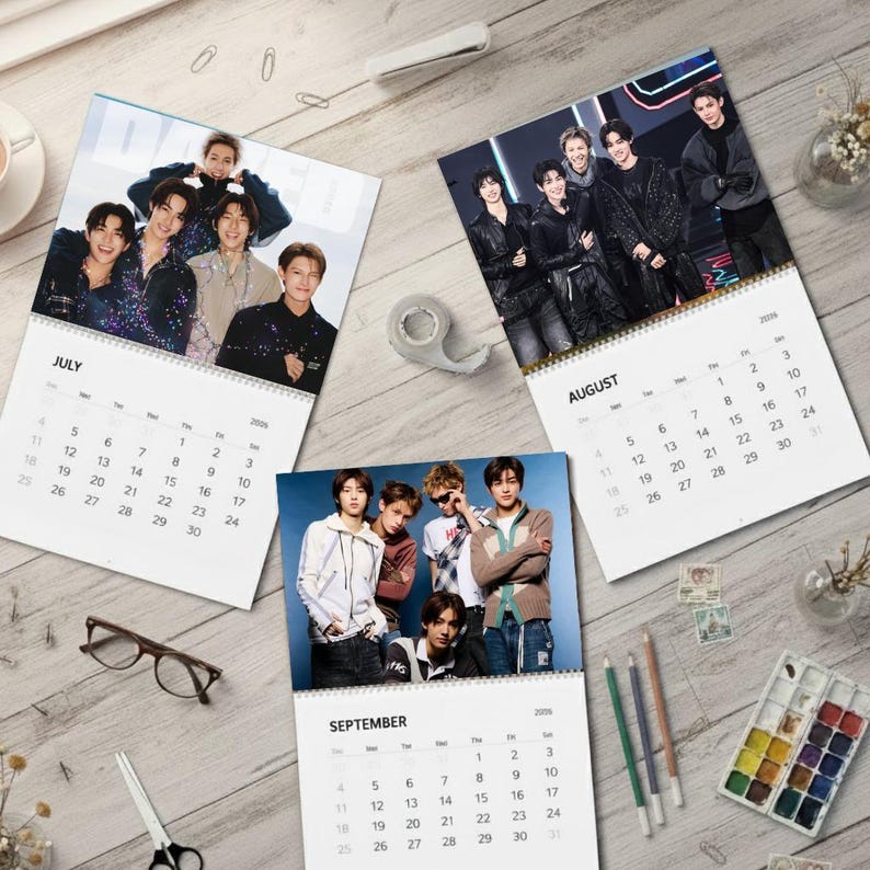 CORTIS Desk Calendar 2026, Cortis Members Monthly Fan Calendar, Kpop ...
