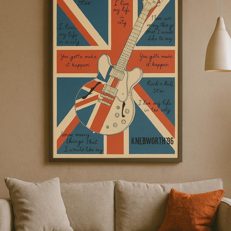 Oasis Wall Art - Etsy UK
