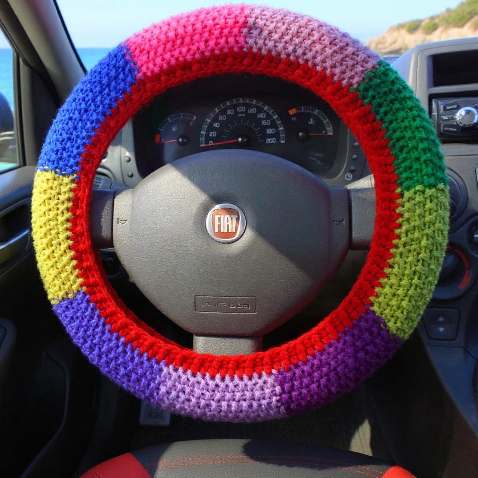 Steering Wheel Cover Aesthetic Car Accessories Preppy Crochet Car ...
