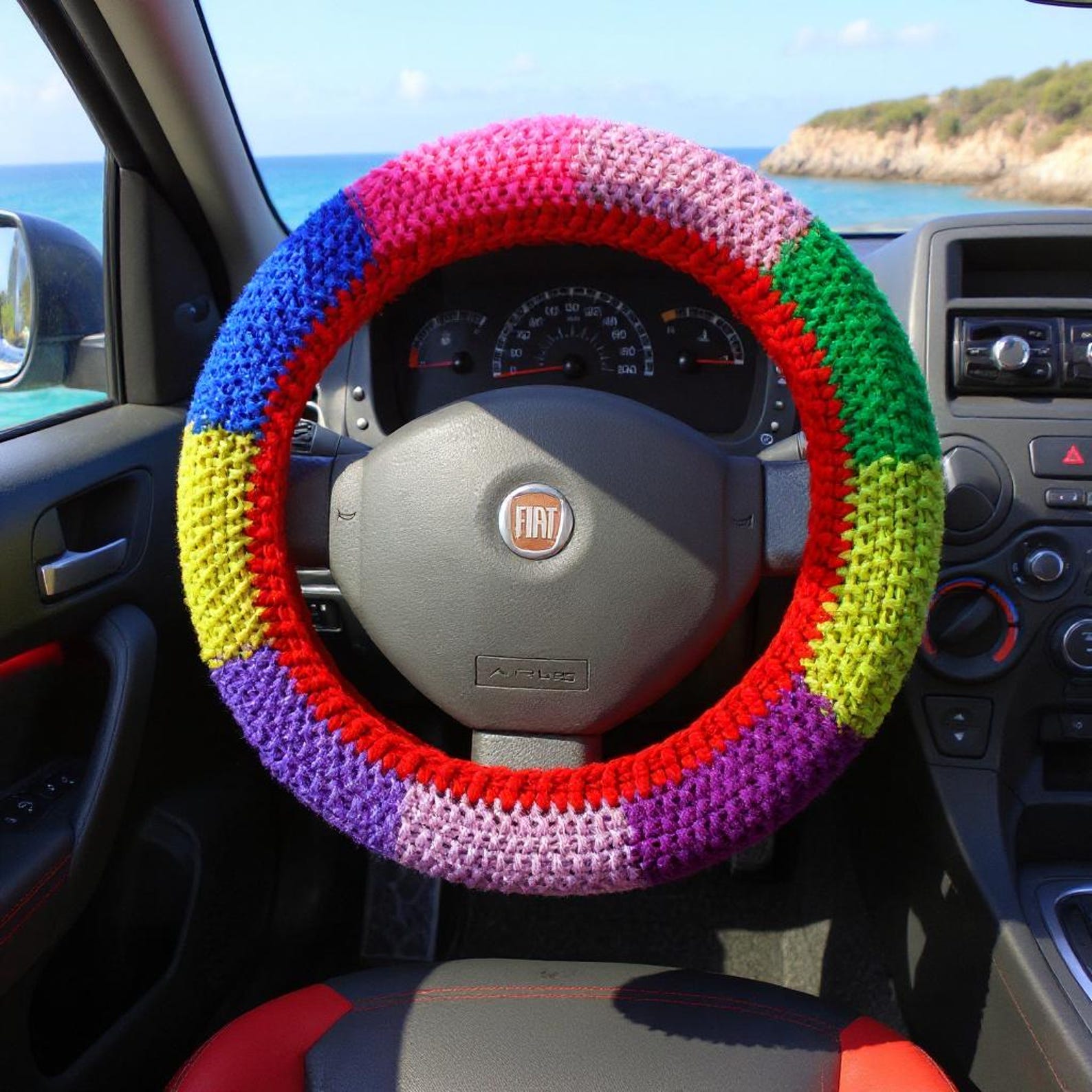 Steering Wheel Cover Aesthetic Car Accessories Preppy Crochet Car ...
