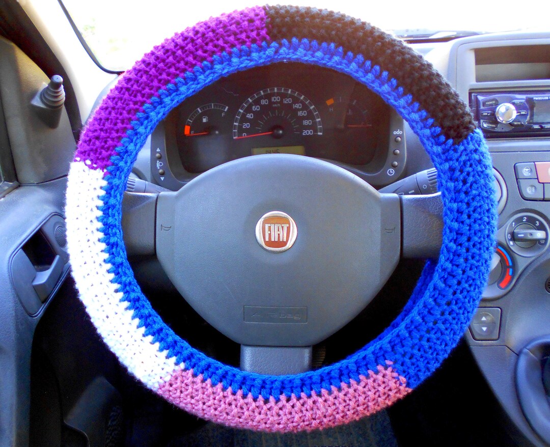 Steering Wheel Cover Gender Fluid Pride Interior Car Decor Genderfluid ...