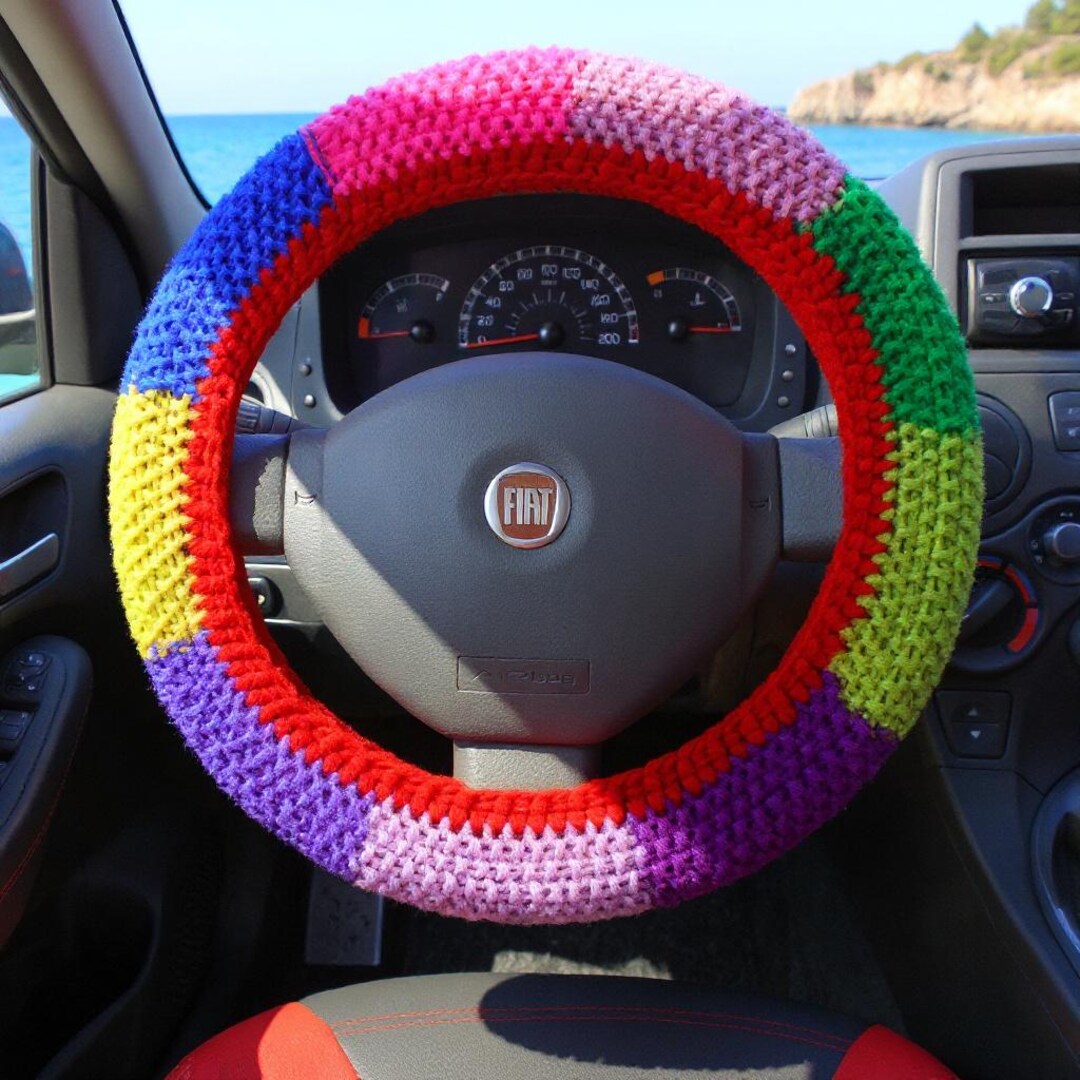Steering Wheel Cover Rainbow Wheel Decor Car Accessories - Etsy