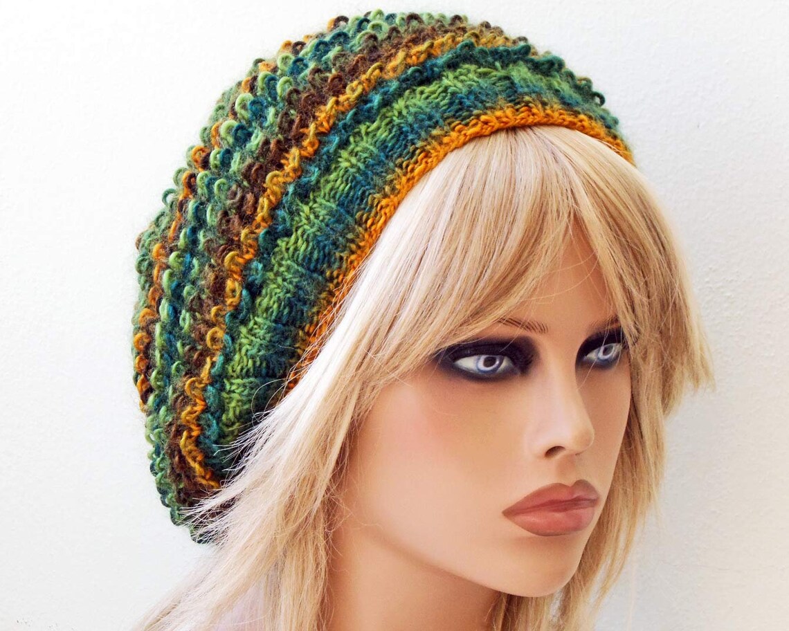 Cottagecore Hat Beret for Women Beret Hat Crochet Beret Knit - Etsy