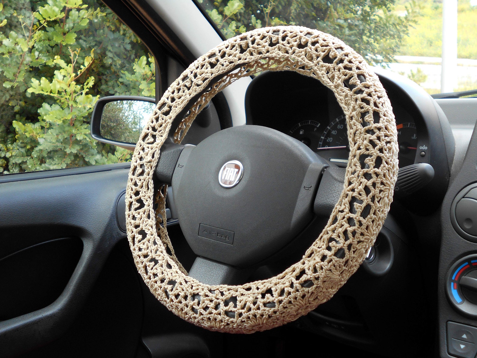 Wedding Car Accessories Boho Car Decor Steering Wheel Cover for Women ...