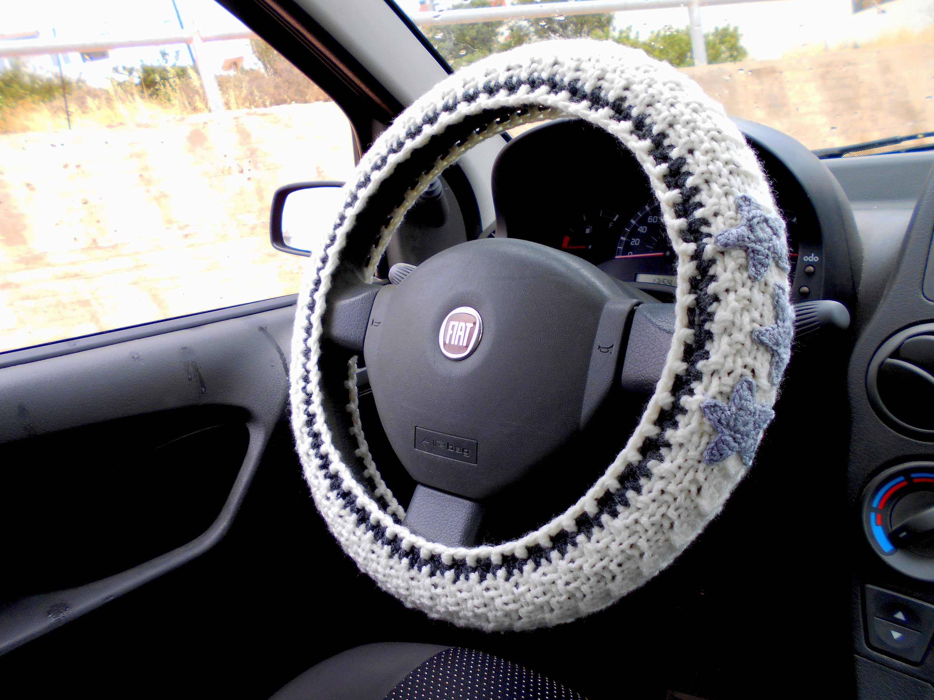 Fiat panda steering wheel cover store