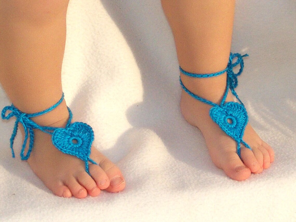 Crochet baby barefoot sandals Kids barefoot Baby foot jewelry | Etsy