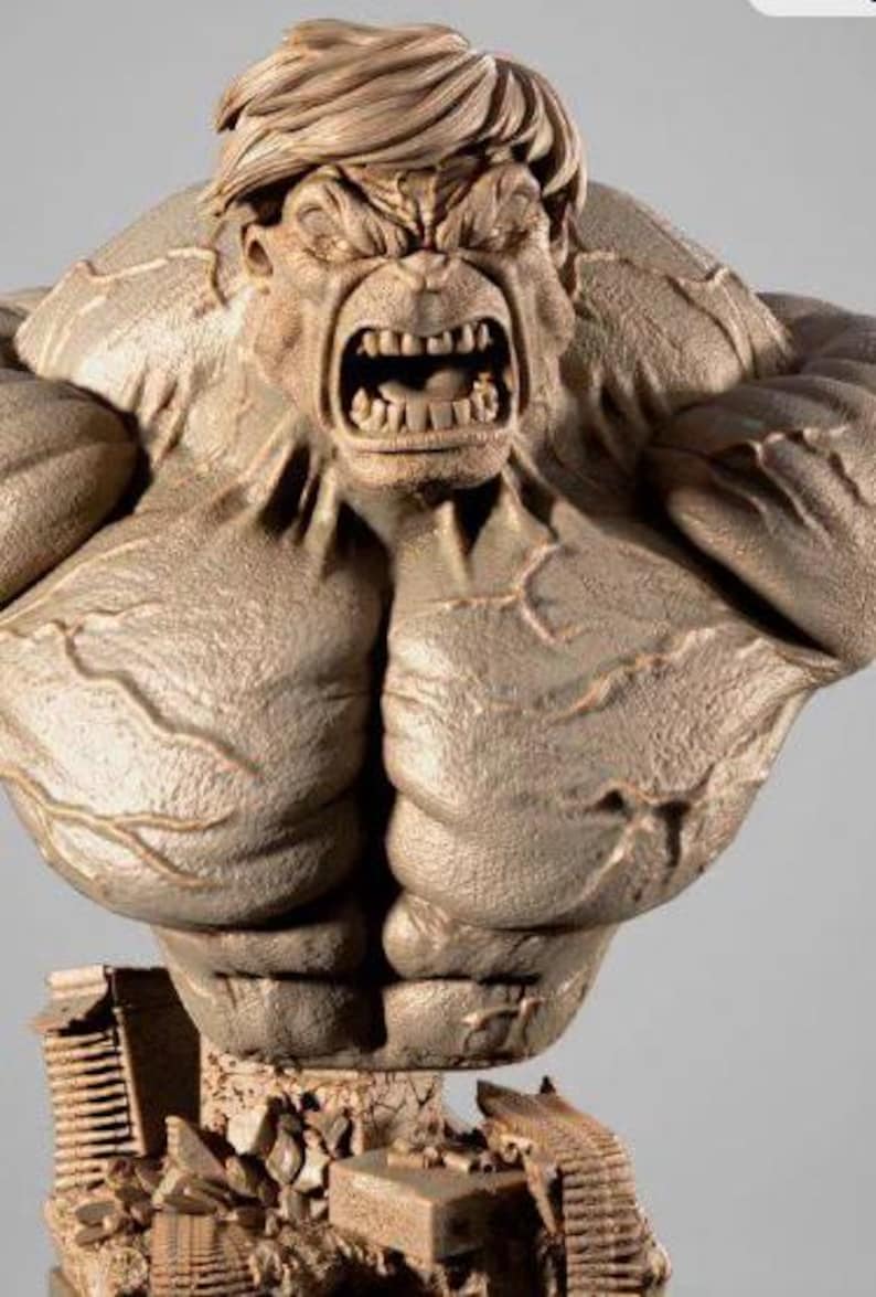 Hulk Bust - STL FİLE 3D - Etsy