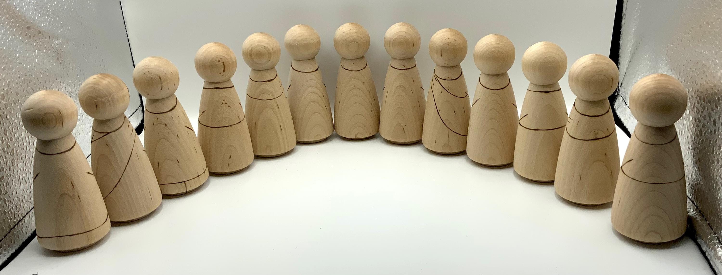 Cenacle / Last Supper Figures Jesus and 12 Disciples BURNED - Etsy