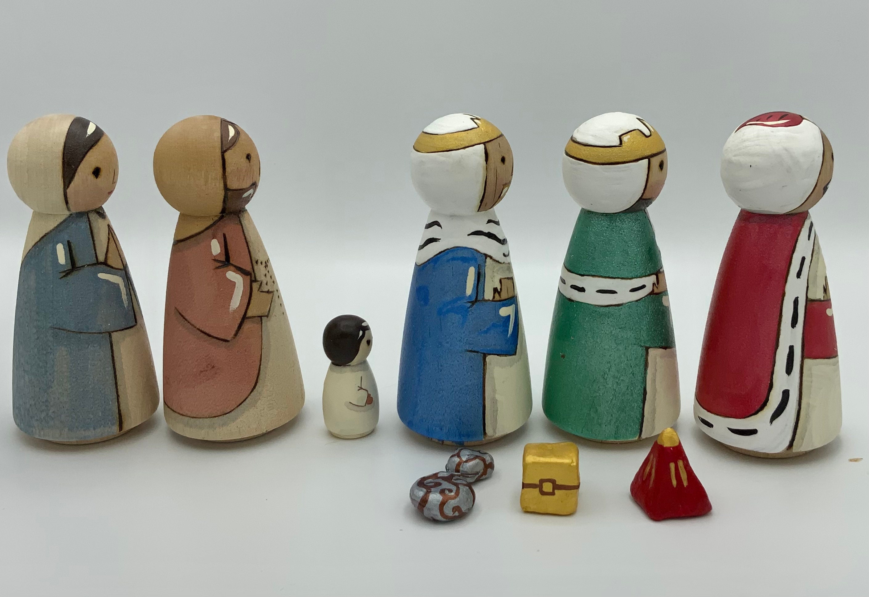 Adoration of the Magi with Magnetic Gifts FINISHED - Etsy