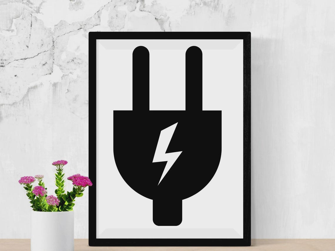 Plug SVG Bundle, Electric Plug SVG, Plug Silhouette, Cable Plug Svg ...