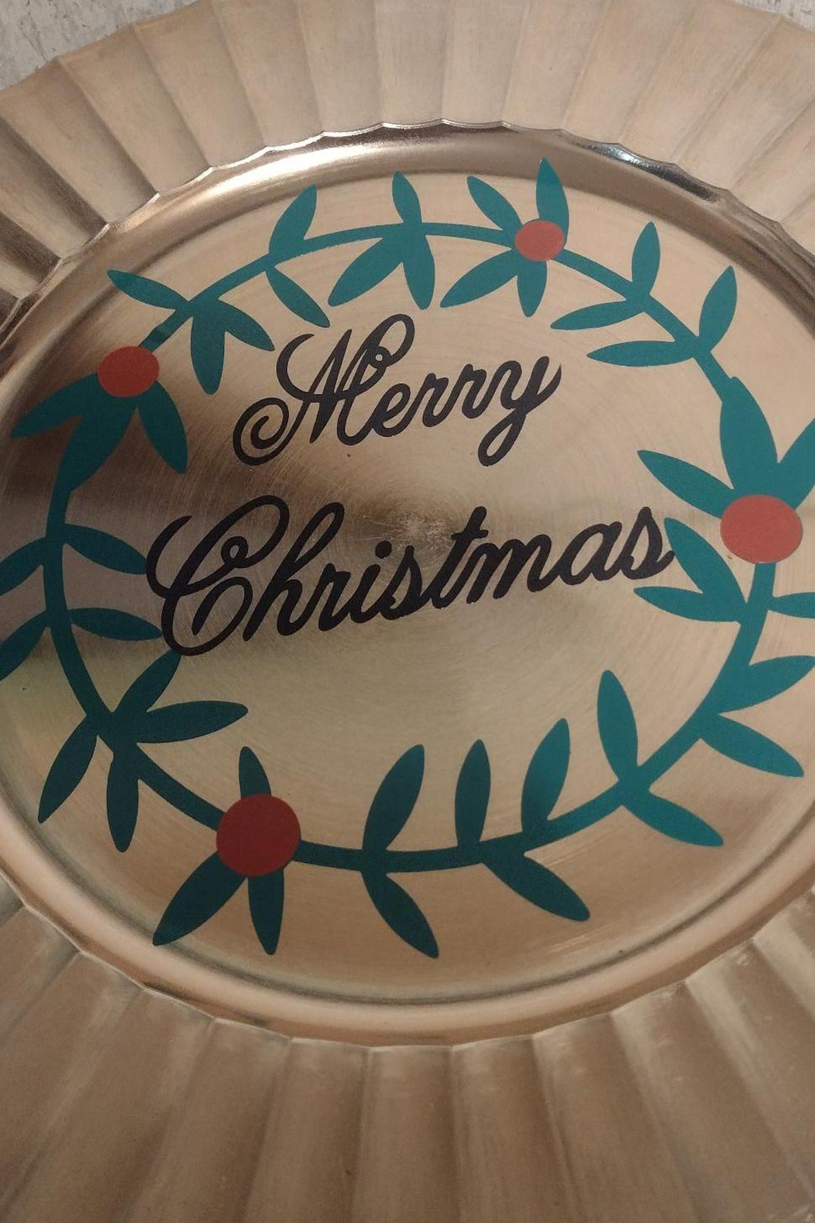 Merry Christmas Display Plate Home Decor Home Living Seasonal Decor ...