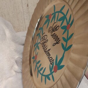 Merry Christmas Display Plate Home Decor Home Living Seasonal Decor ...