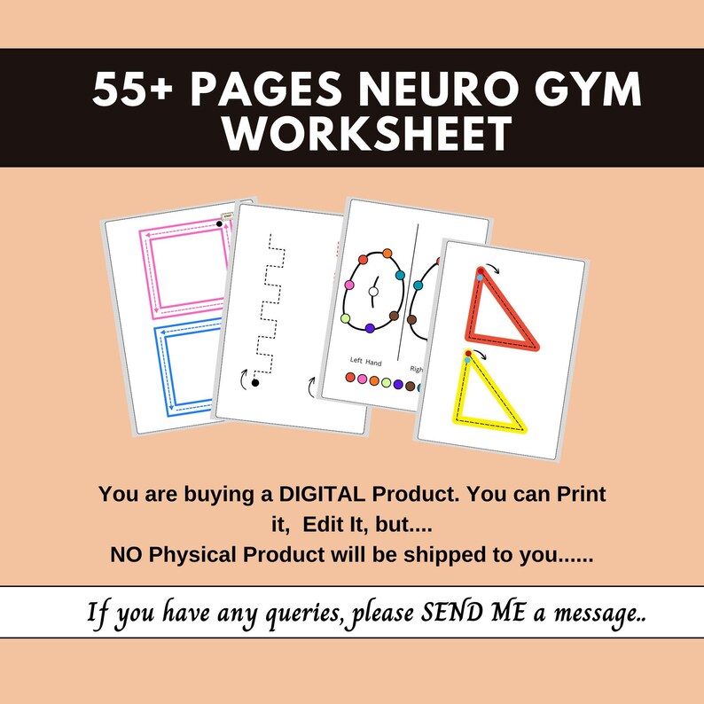 Brain & Finger Gym Printable Worksheets,fine Motor Skill Activities ...