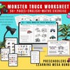Line Tracing - Monster Truck Themed - Etsy