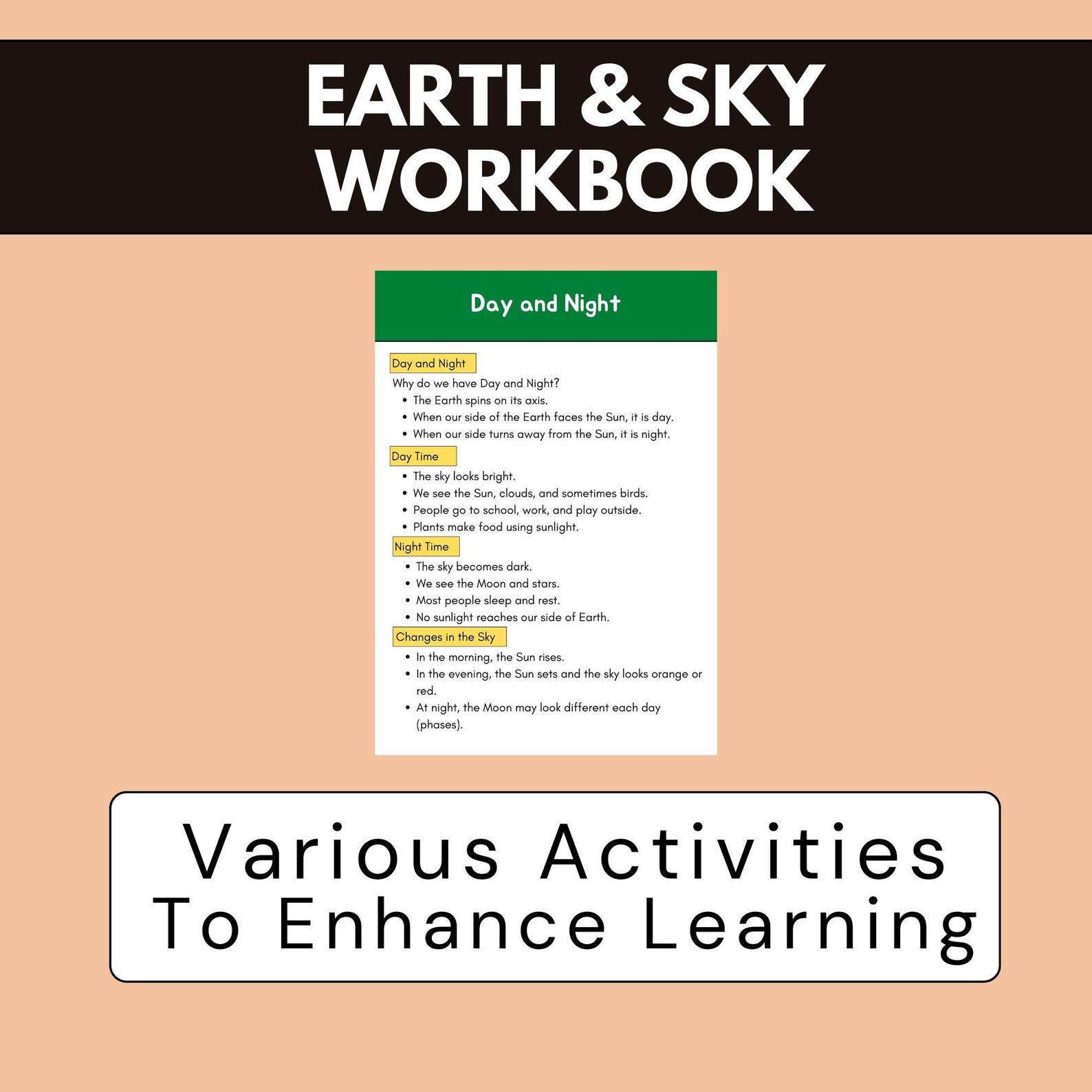 40+ Pages Earth & Science Worksheets for Kids,elementary Science ...