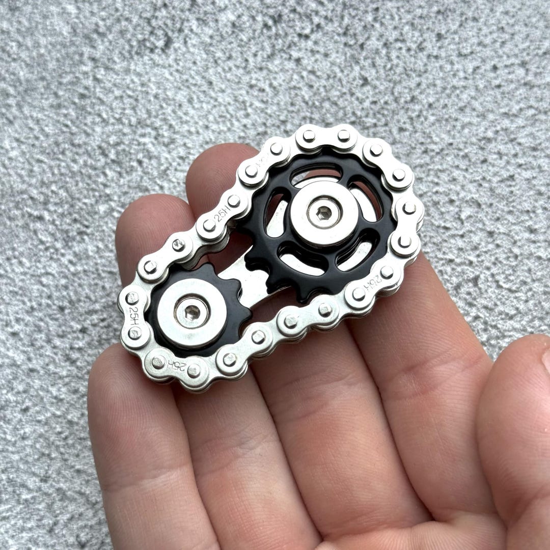 Fidget Spinner Gift Toy Metal EDC Desk Gadget Gift for Adults, Pocket ...