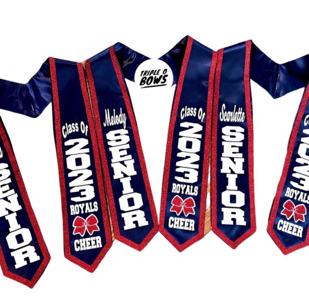 2025 Senior Night Graduation CHEER Stole - Etsy