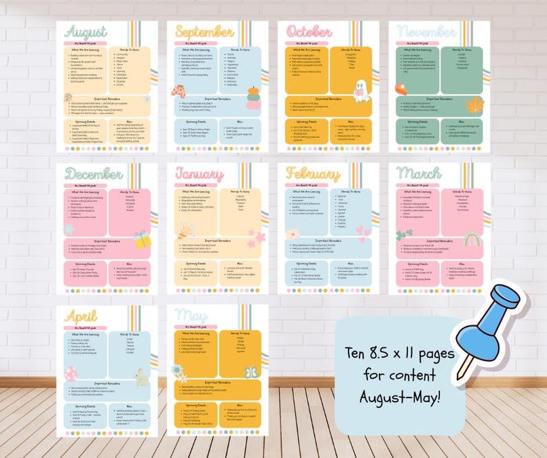 Back to School Newsletter Template for Teachers | Editable Canva August ...
