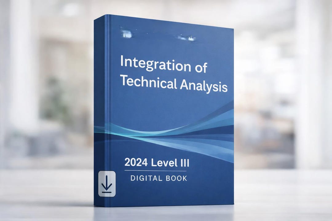 2024 CMT Level 3 Exam Books: Integration of Technical Analysis (digital ...