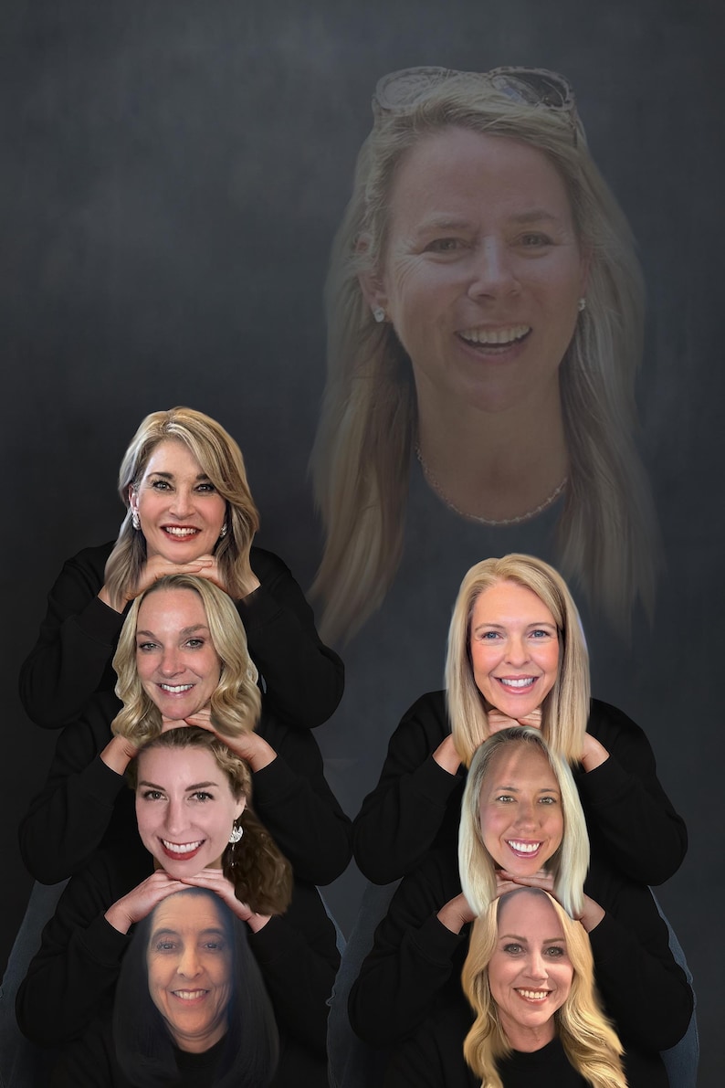 Funny Group Portrait Custom Awkward Photoshoot Style Personalized ...