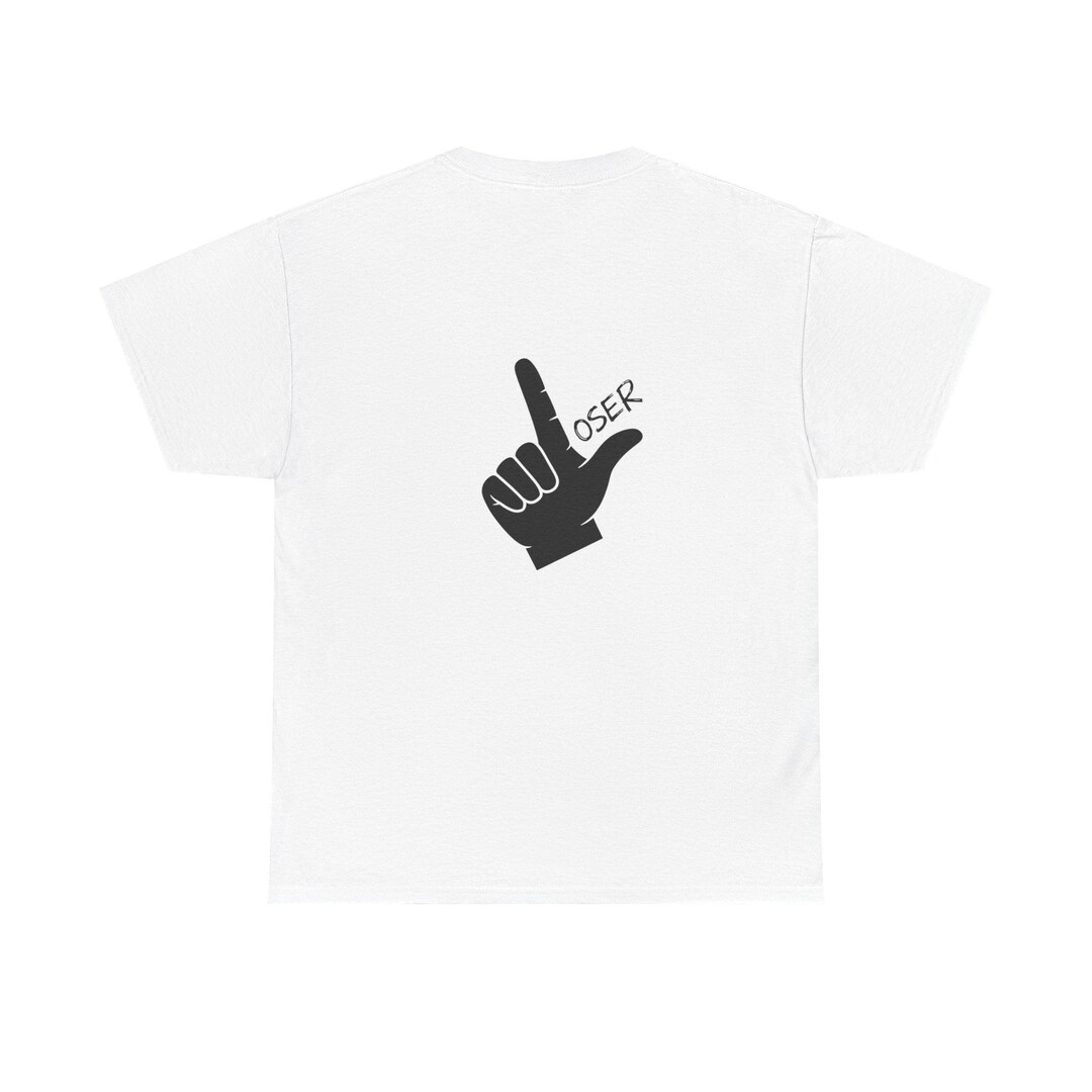 Loser Hand Sign T-shirt - Etsy