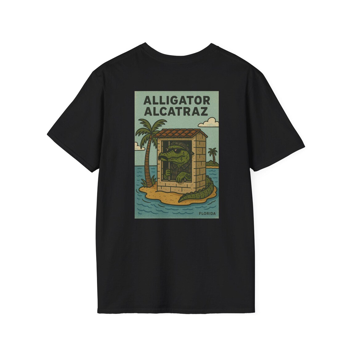 Alligator Alcatraz Softstyle T-shirt - Etsy