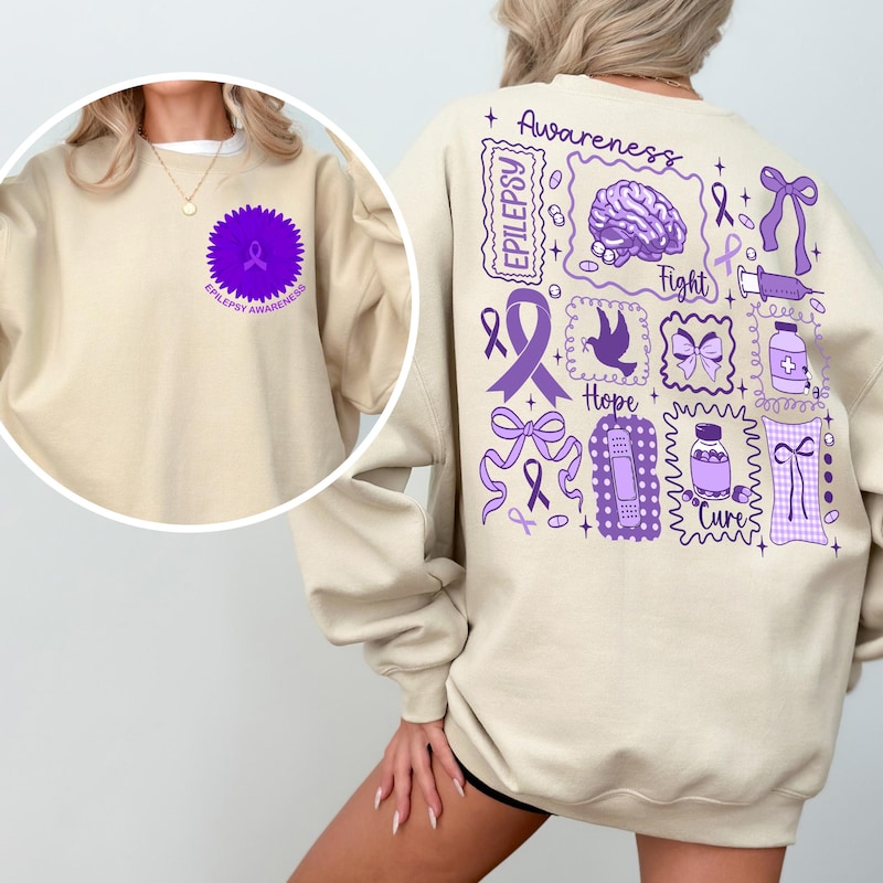 Epilepsy Warrior Hoodie - Etsy UK