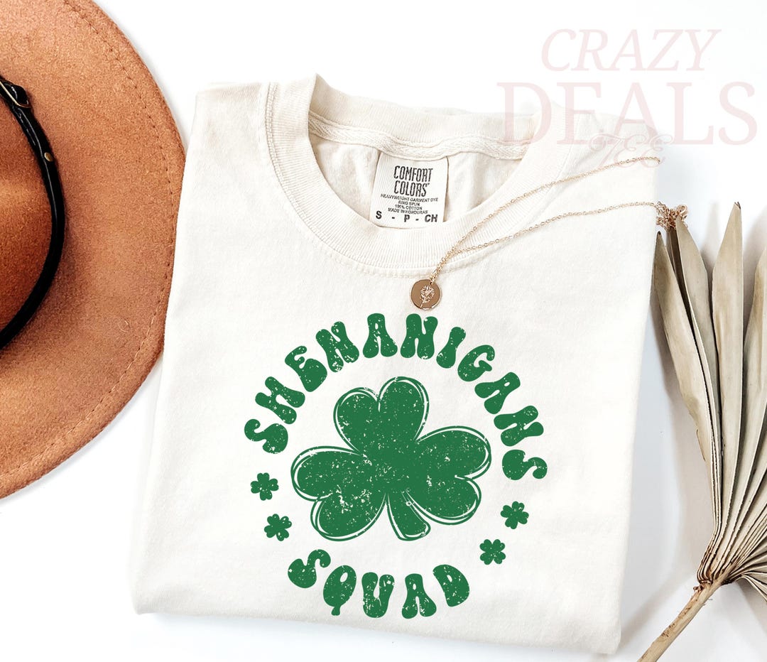 Comfort Colors® Retro Shenanigans Squad Shirt, St Patricks Day Parade T ...