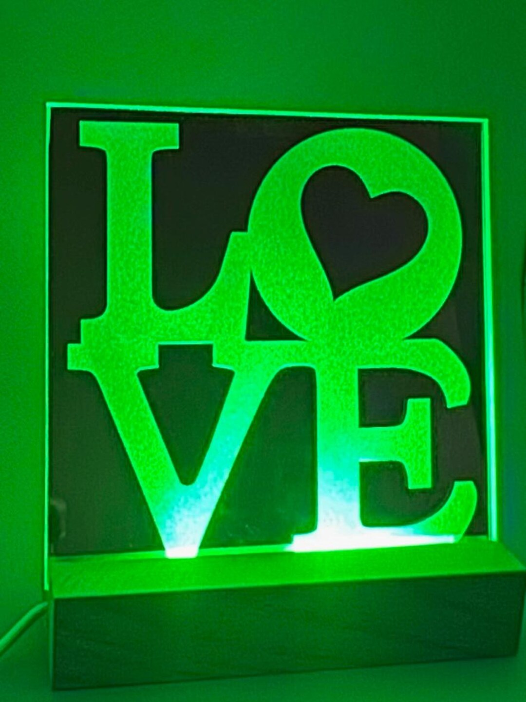LED "love" Light-up Wall Decor – Inspirational Vanity Mirror - Etsy