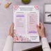 Morning & Night Routine Planner | Floral Watercolor Habit Tracker | PDF ...