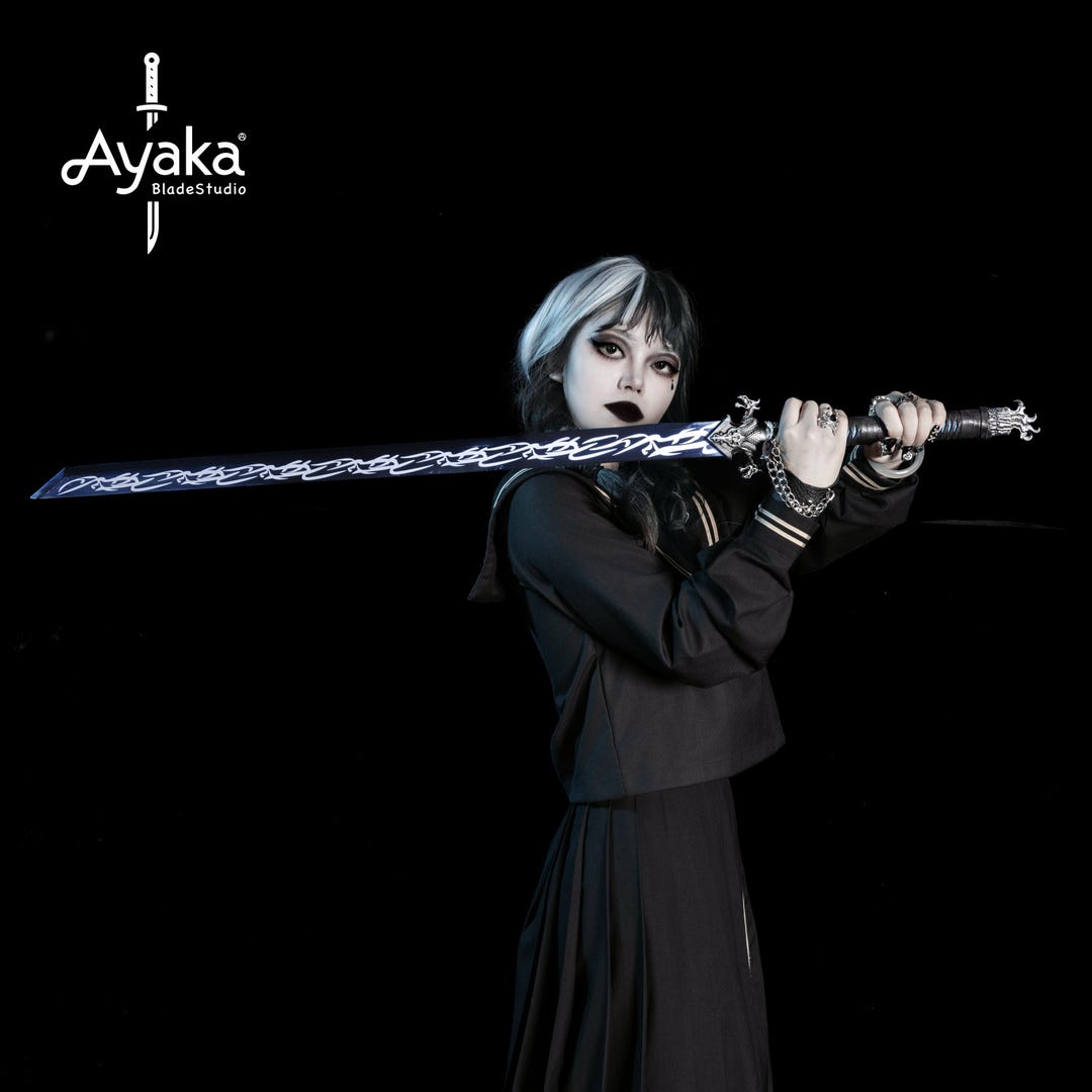 Handcrafted Oriental Fantasy Style Sword, Decorative Katana, Cosplay ...