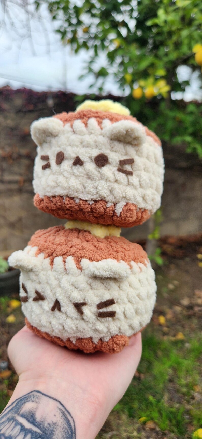Souffle Kitty Cat Pancake Stack | Crochet | Amigurumi | Kawaii - Etsy