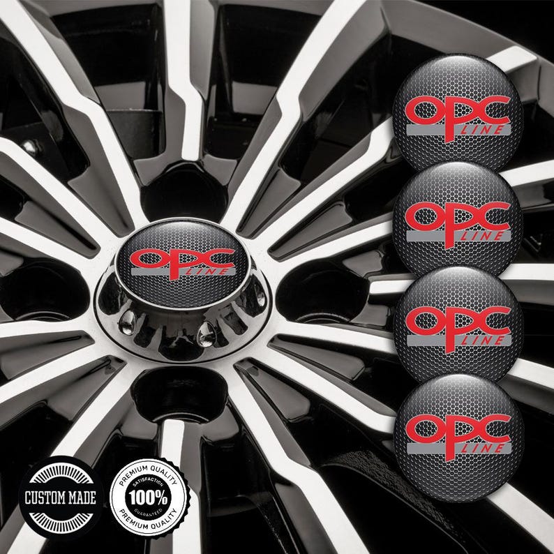 OPC Logo Wheel Center Cap Stickers: 3D Resin Domed Decals (set of 4) - Etsy