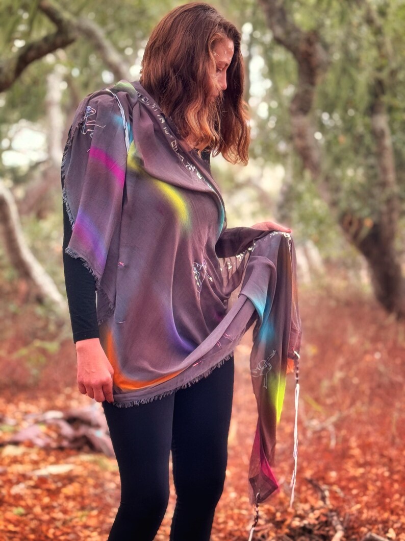 NOVA Tallit Organic Silk Modal | Hand-made, One-of-a-kind Designer ...