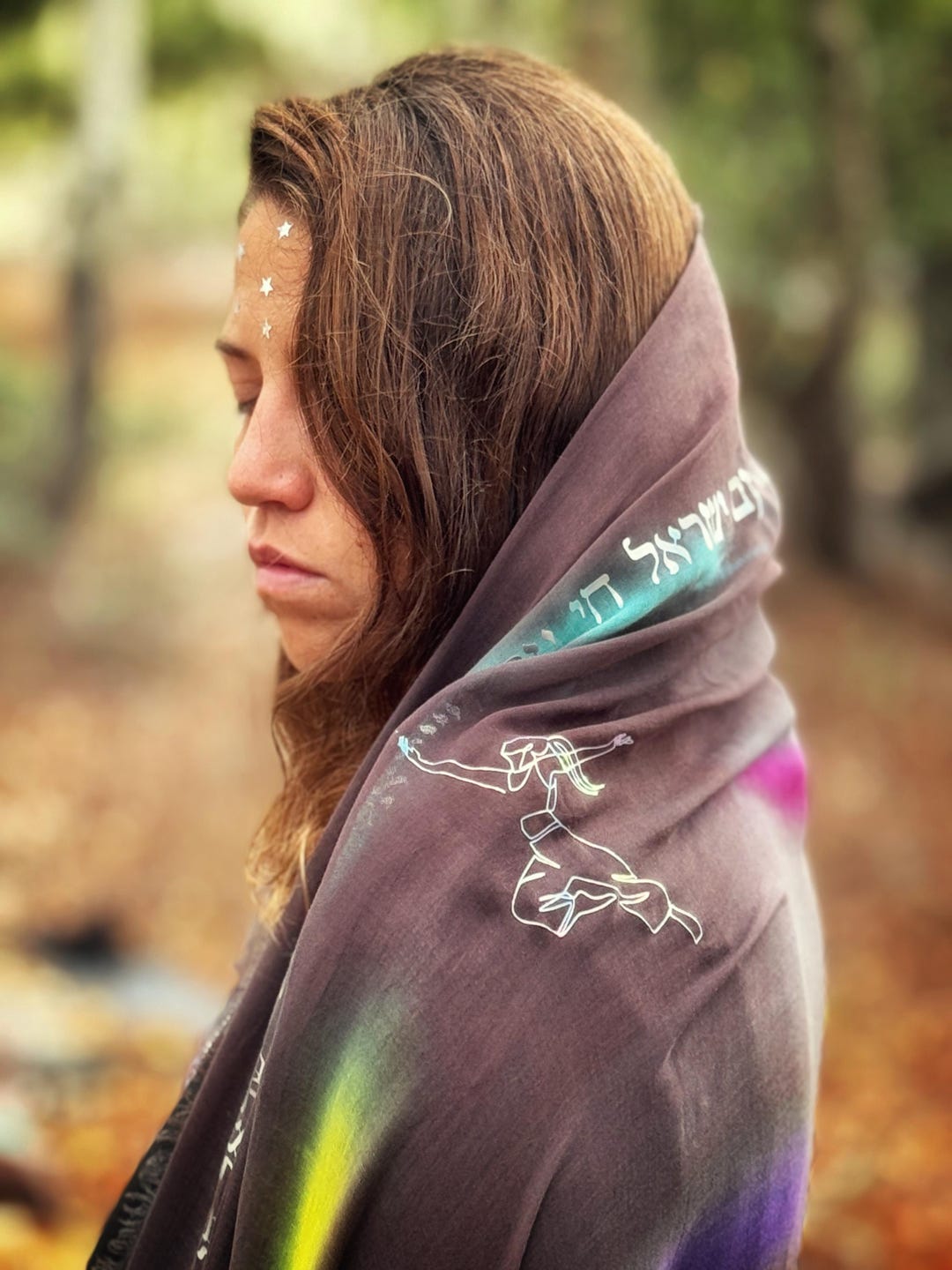 NOVA Tallit Organic Silk Modal | Hand-made, One-of-a-kind Designer ...