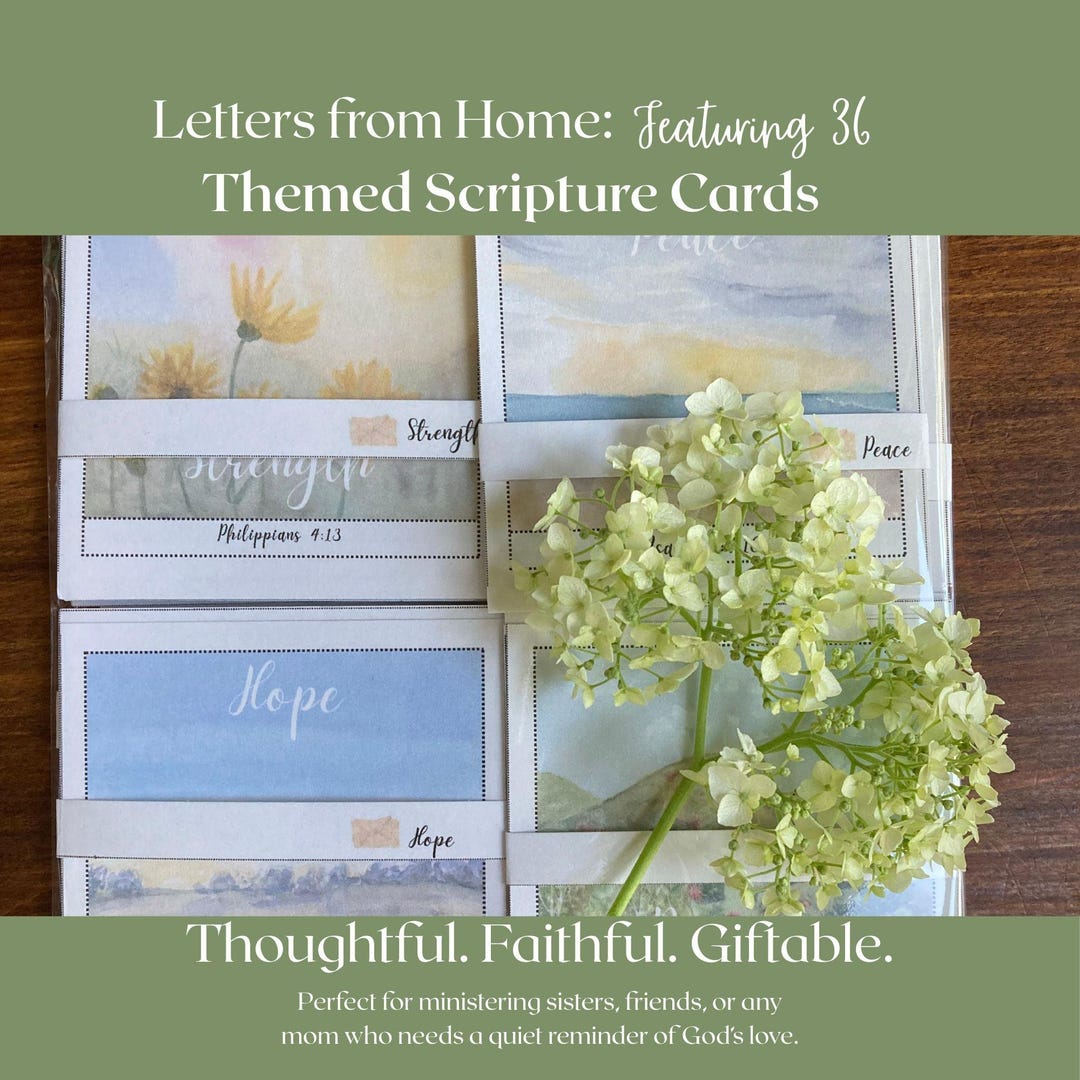 Watercolor Scripture Cards: LDS Verses, Ministering Gift (digital ...