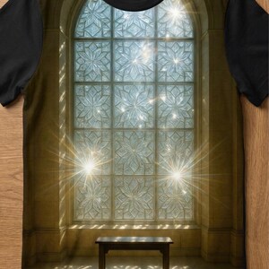 Stained Glass Window, Art Print, Church Light, Mandala Decor, Digital ...