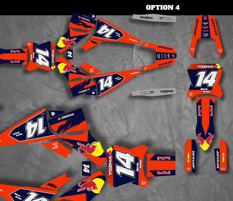 Custom Yozma IN10 Electric Dirt Bike Graphics Kit | 6 Designs, Name ...