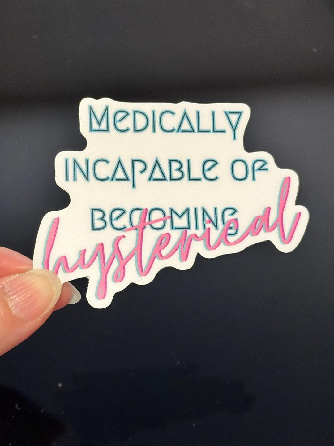 Hysterical Sticker - Hysterectomy - Etsy
