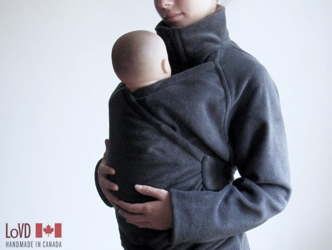 Maternity. Babywearing Jacket, Vegan Coat Jacket. Baby Wearing Baby ...
