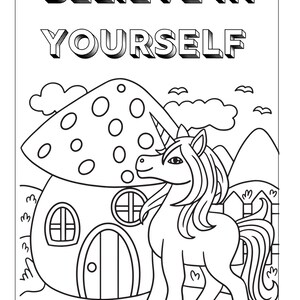 Mystical Unicorn Coloring Book for Kids Ages 3-6 | Cute & Easy Coloring ...