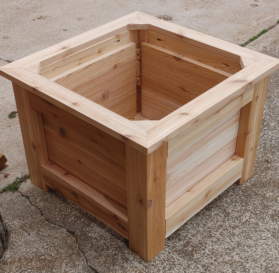 30 Inch Cedar Planter Build Plans! - Etsy