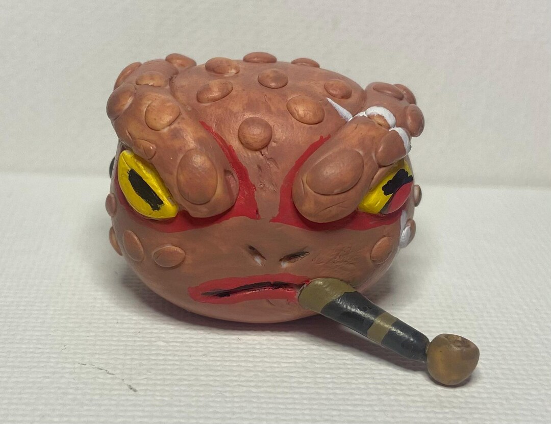 Gamabunta Clay Figurine – Handmade Naruto Toad Miniature, Anime Fan Art ...