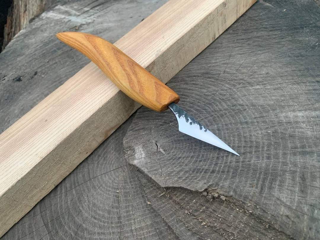 Detail Wood Carving Knife – Hand Forged Precision Whittling Tool With ...